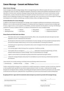 Massage Forms and Templates - PDF Downloads